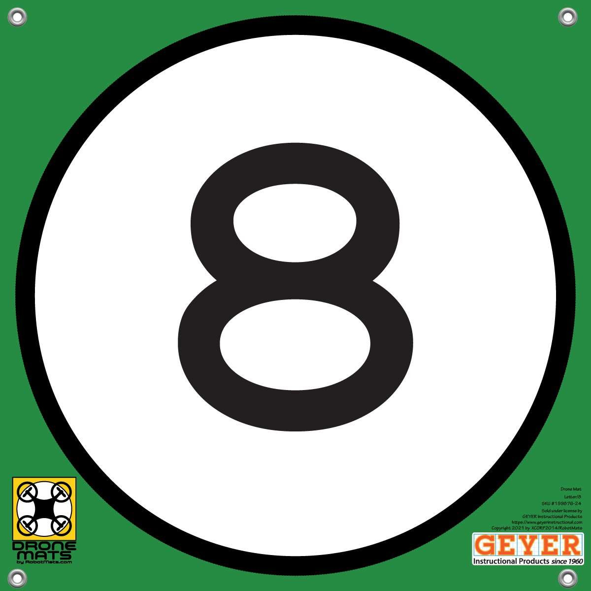 Drone Landing Pad, Number 8 Target Dot (Various Sizes and Substrates ...