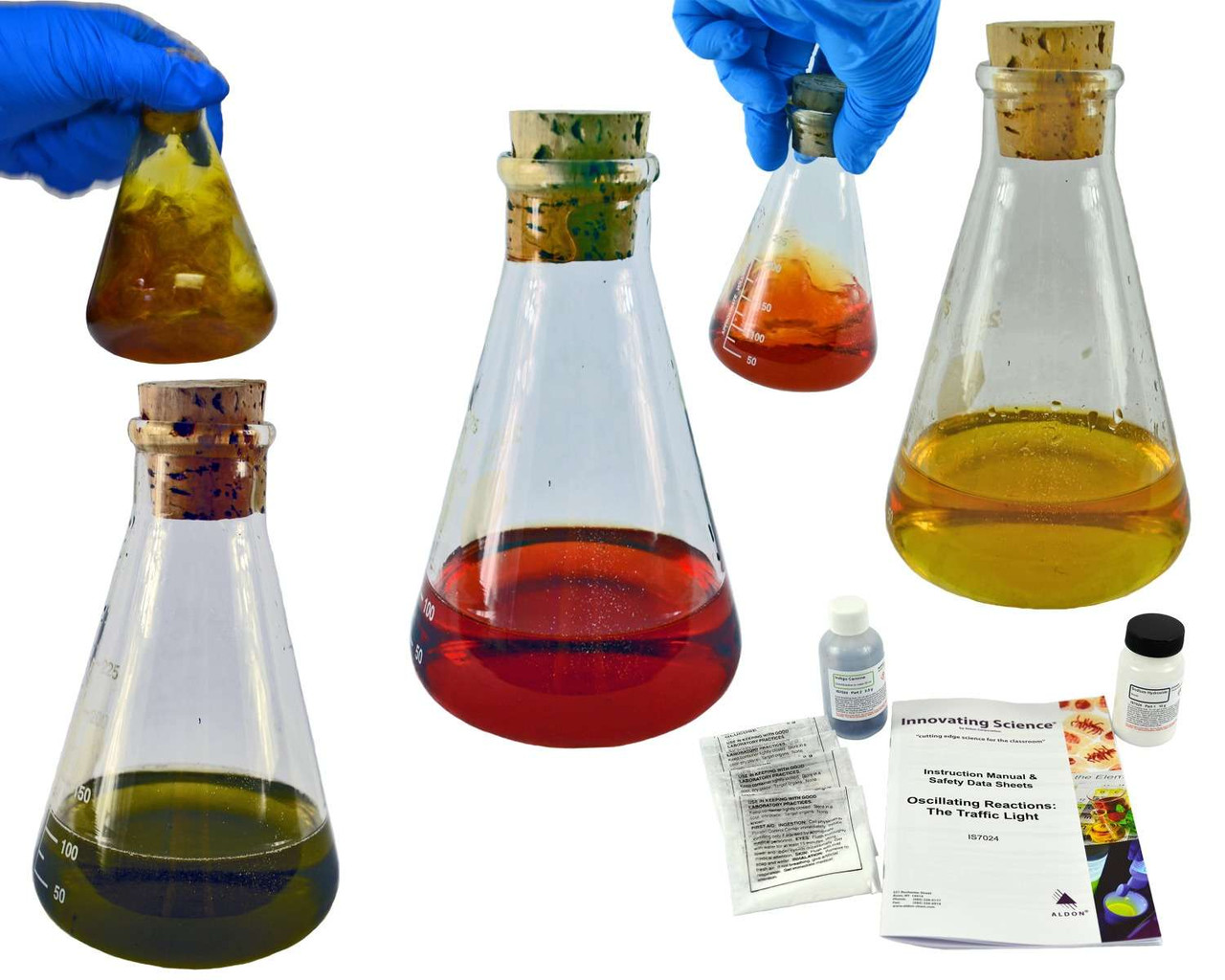 OSCILLATING REACTIONS- THE TRAFFIC LIGHT CHEMICAL DEMONSTRATION | Geyer ...