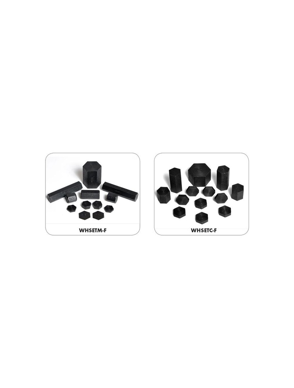 HEXAGONAL WEIGHT SET, METRIC | Geyer Instructional Products