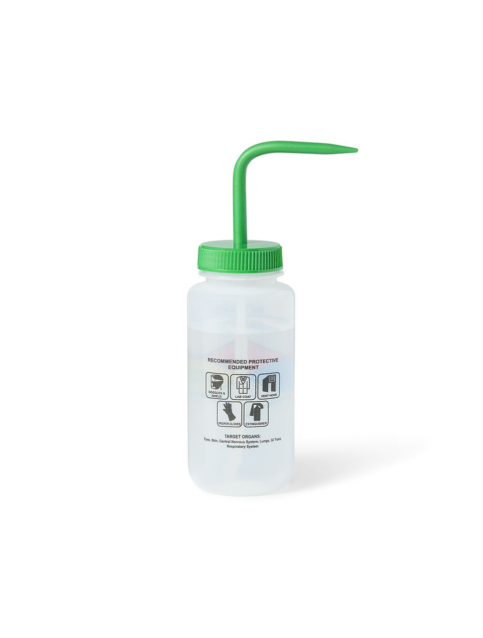 NFPA Labeled Containers Methanol Wash Bottles - Leakproof LDPE 500mL ...
