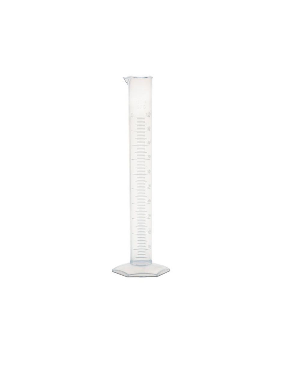 MEASURING CYLINDER, HEX BASE, PP, 100ML, PK/12 | Geyer Instructional Products