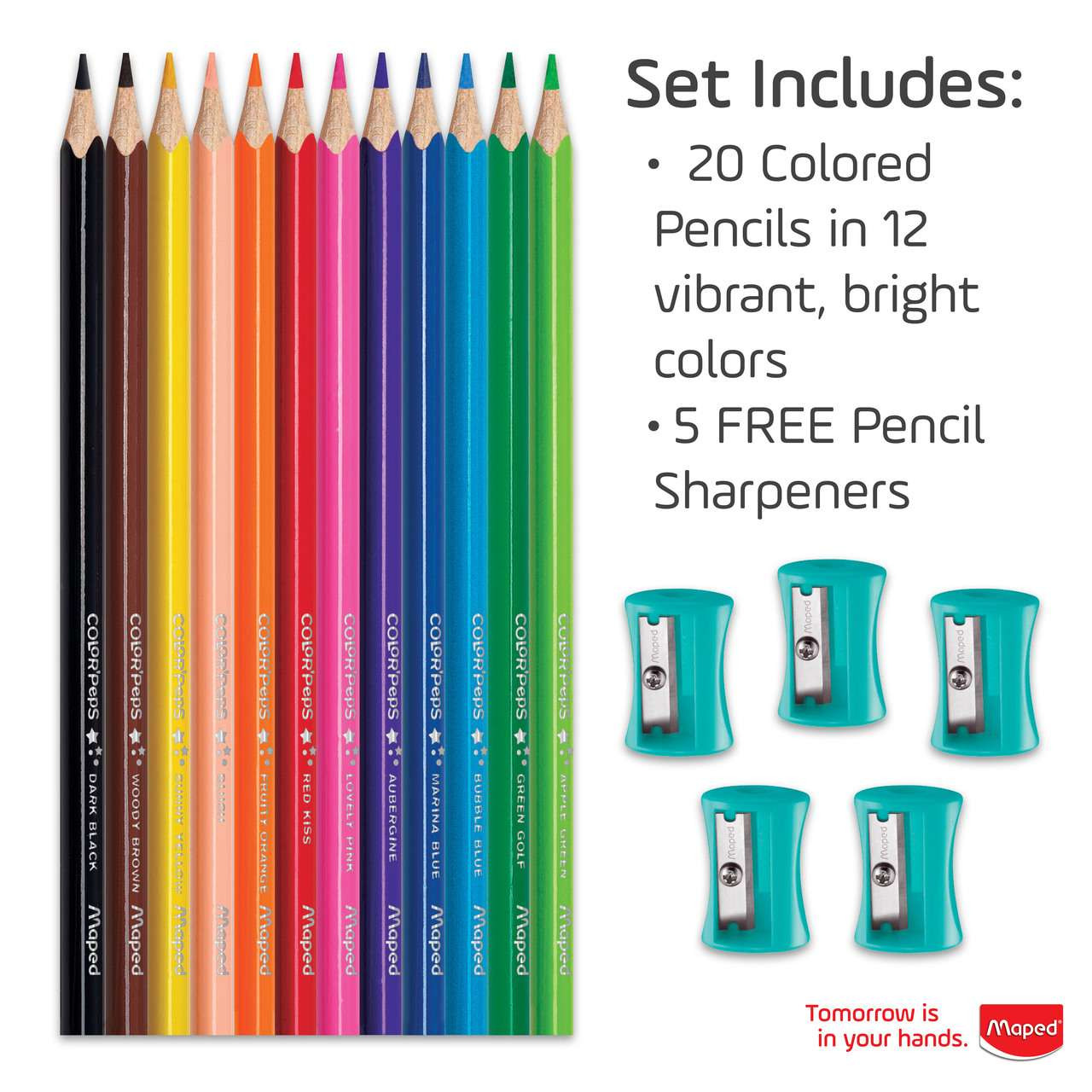 Color'Peps Triangular Colored Pencils School Pack x240, 5 each | Geyer ...