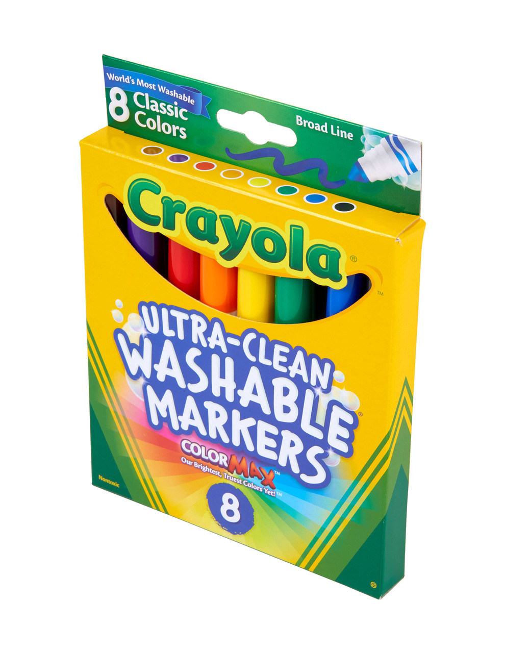 8 Ct Ultra Clean Washable Classic Broad Line Geyer Instructional