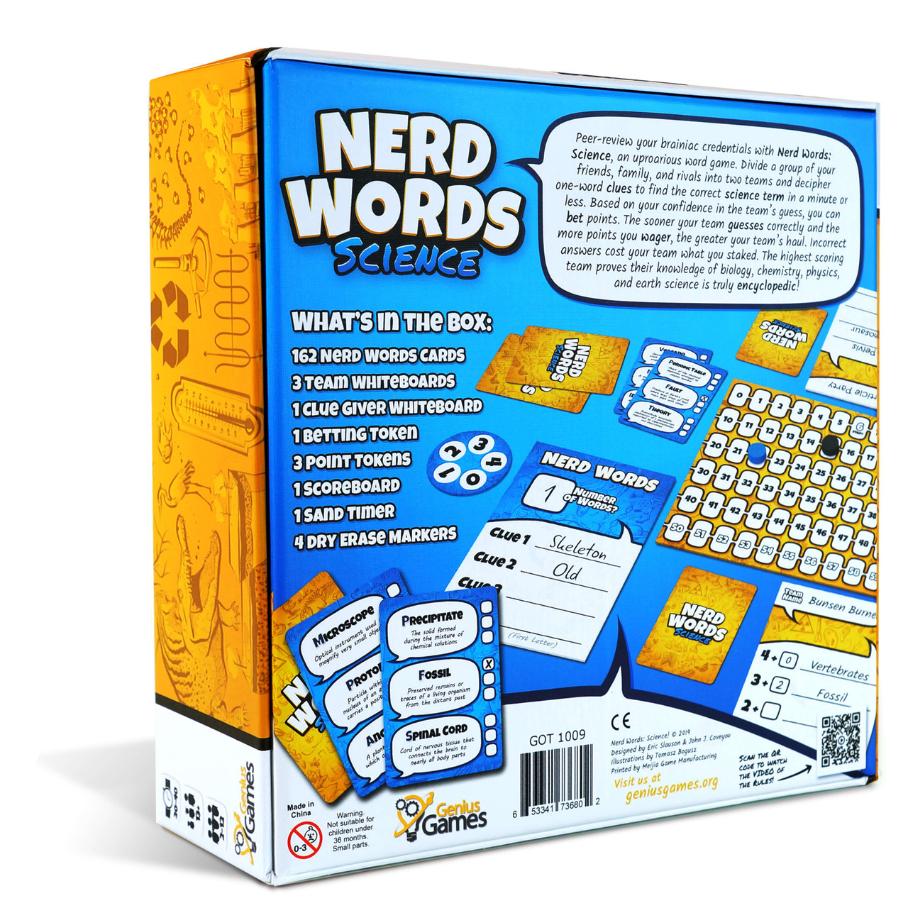 Nerd Words Party Game About Science Geyer Instructional Products