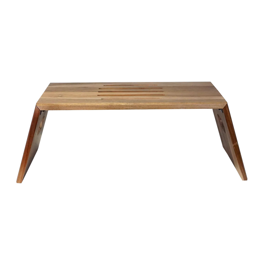 Acacia Wood Folding Laptop Stand by High Rise™