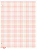 3 GRID GRAPH PAPER, 1/8" RED - 500 Sheet Ream | Geyer Instructional ...