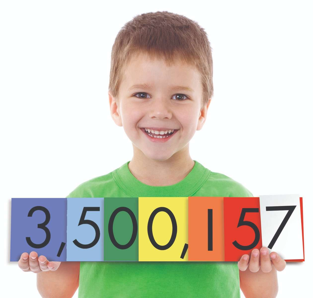 Sensational Math 7-Value Jumbo Magnetic Place Value Demonstration Discs ...