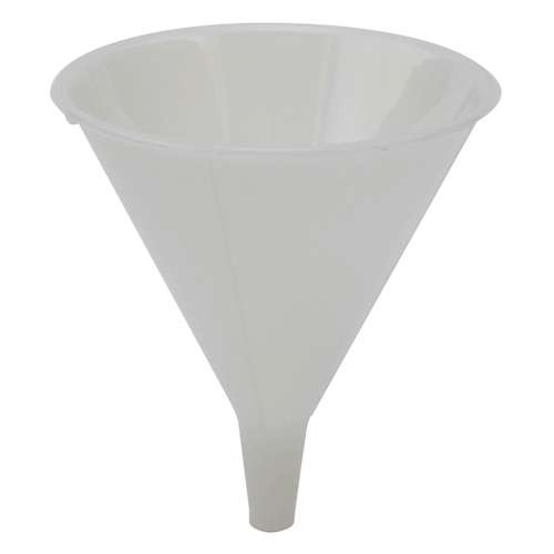 10PK Filter Funnel, 3" - Polyethylene Plastic - Chemical Resistant ...