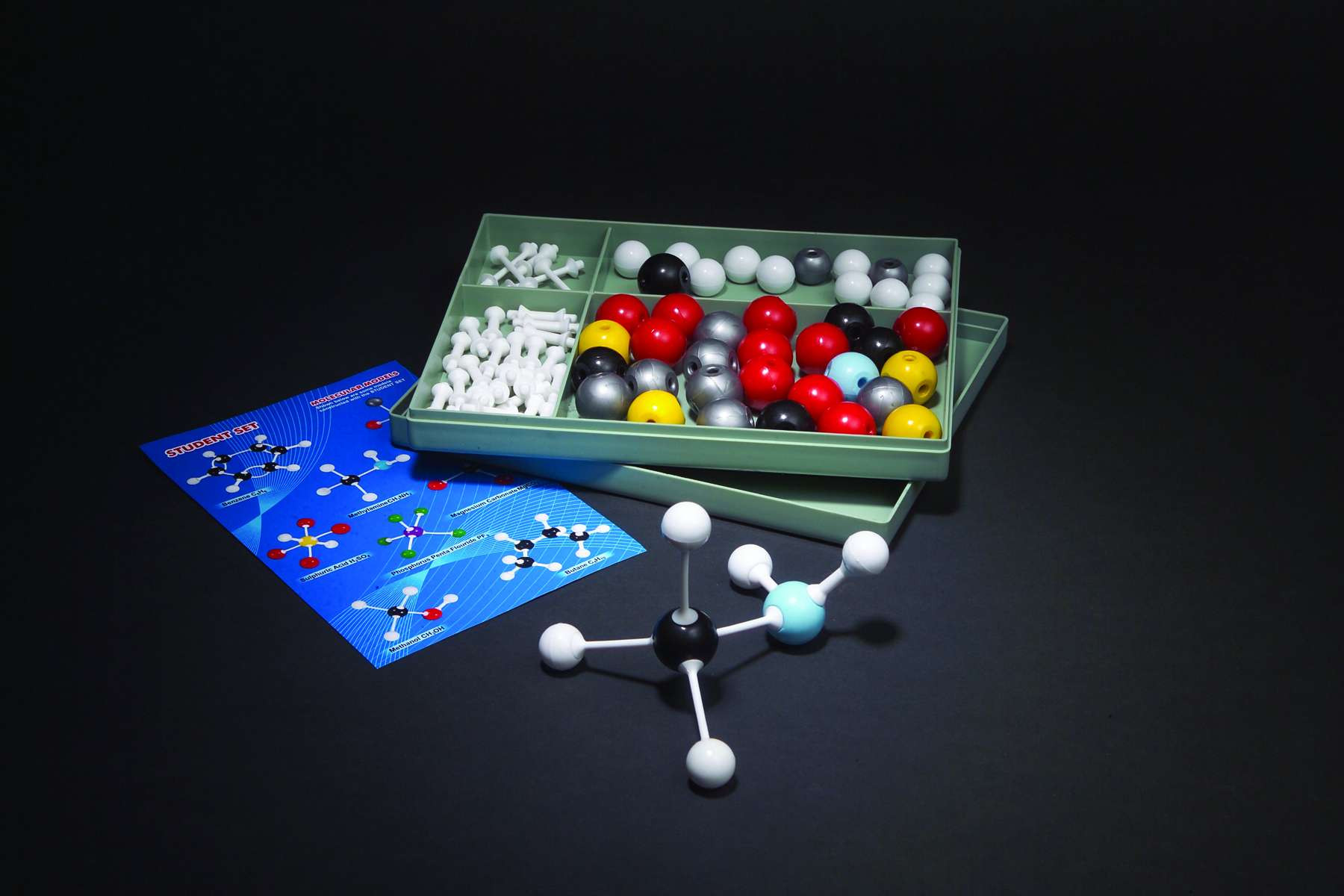 Molecular Model Set, 95 pcs (53 Atoms, 42 Bonds) - Organic and ...