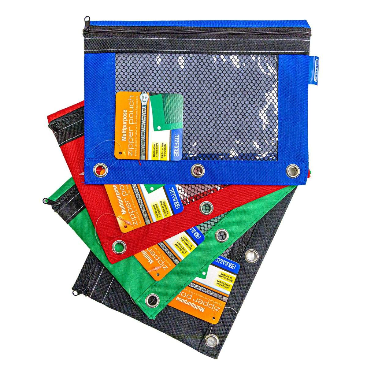 11" x 5" Clear Pencil Pouch 24 Pack | Geyer Instructional Products