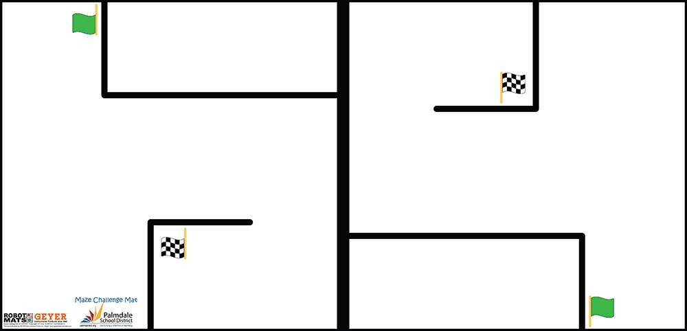 Robotics Challenge Mat -- "Water", FLL Size | Geyer Instructional Products