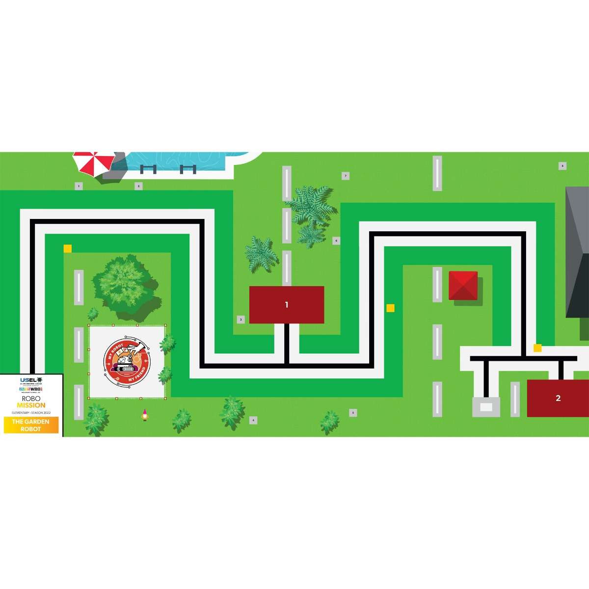WRO 2022 Senior Regular Competition Mat, My Robot My Friend | Geyer ...