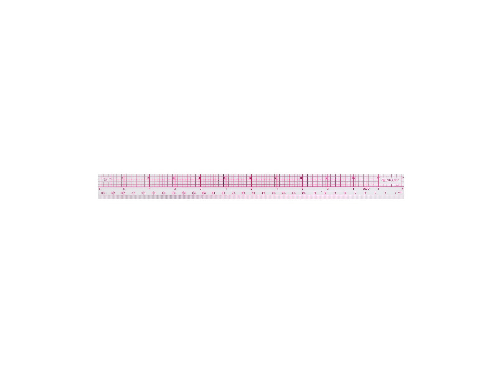 12" Acryl See Thru Ruler -- Box of 12 | Geyer Instructional Products