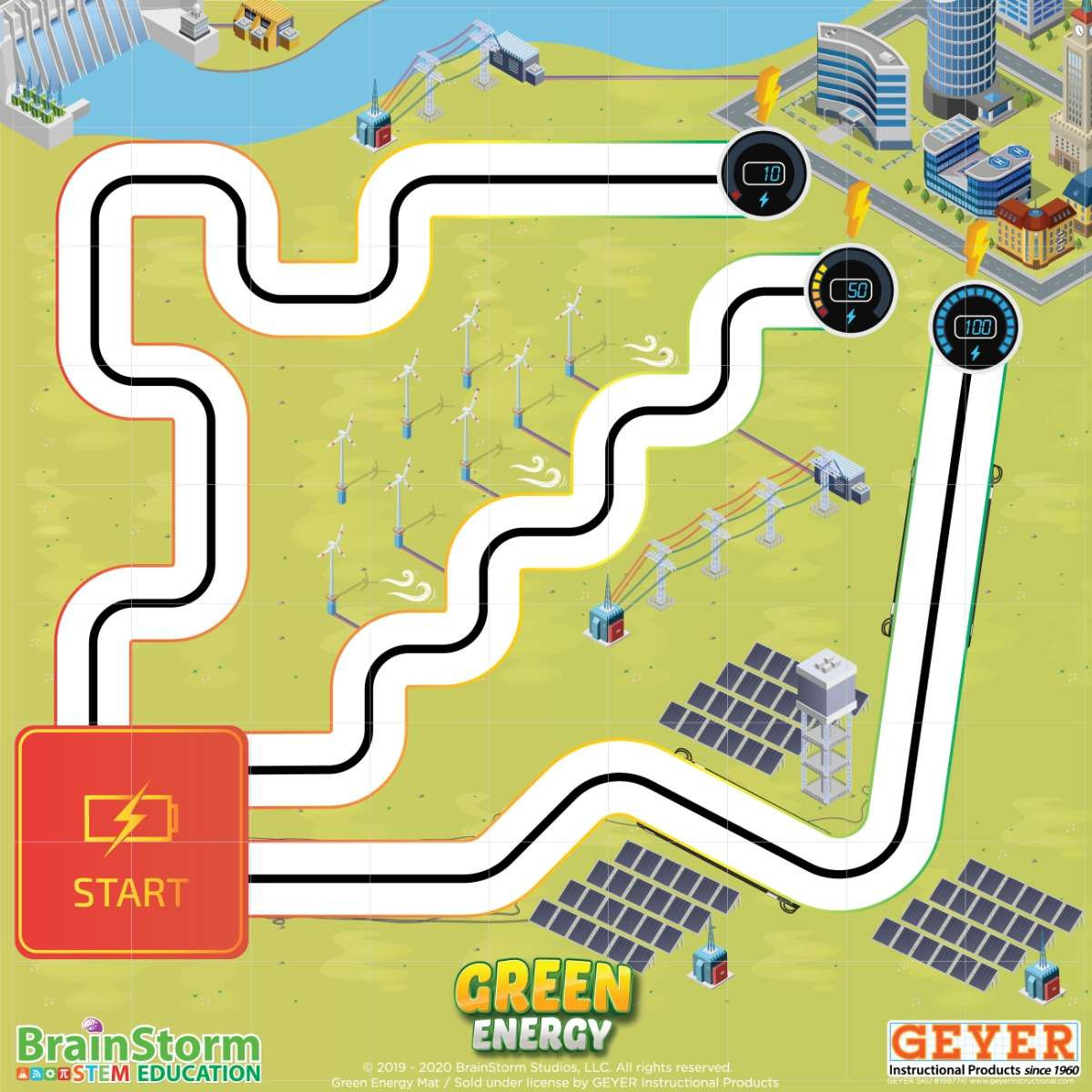 Early Learner Robotics Mat Set, 3 Mats Plus Game Pieces | Geyer ...