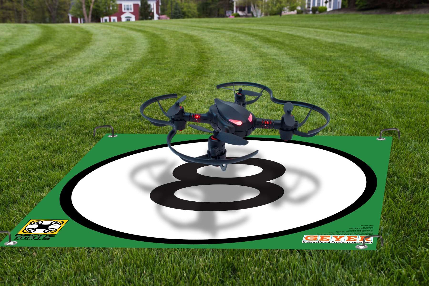 Drone Landing Pad, Color Target Dot, Yellow (Various Sizes and ...
