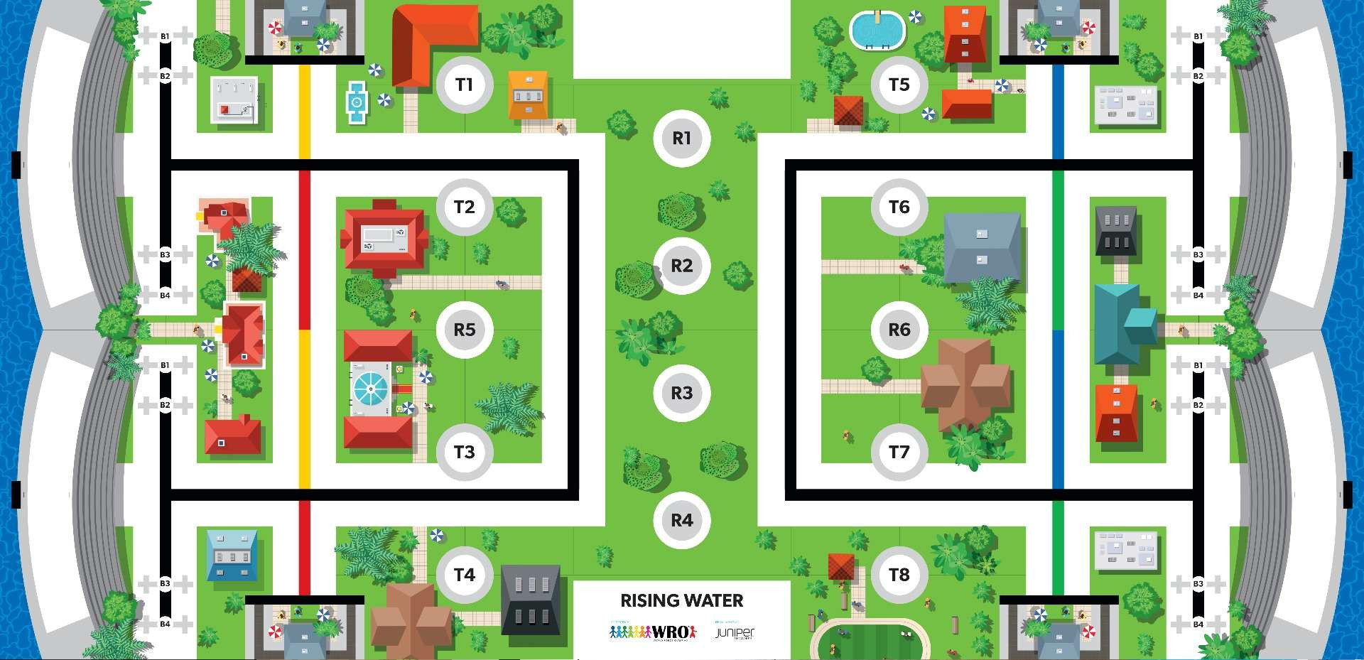 WRO 2023 Senior Regular Competition Mat | Geyer Instructional Products