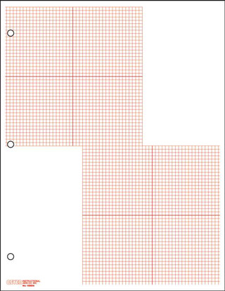 3 GRID GRAPH PAPER, 1/8" RED - 500 Sheet Ream | Geyer Instructional ...
