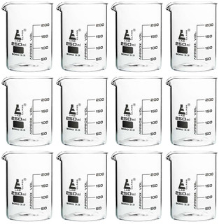 Safety Pack Borosilicate 3.3 Glass Beaker Set, 50ml, 100ml & 250ml | Geyer Instructional Products