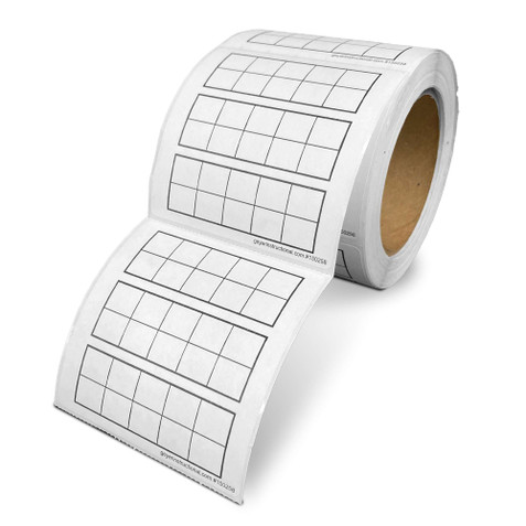 Graph Stickers - Ten Frame (Roll of 500 Stickers) | Geyer Instructional ...