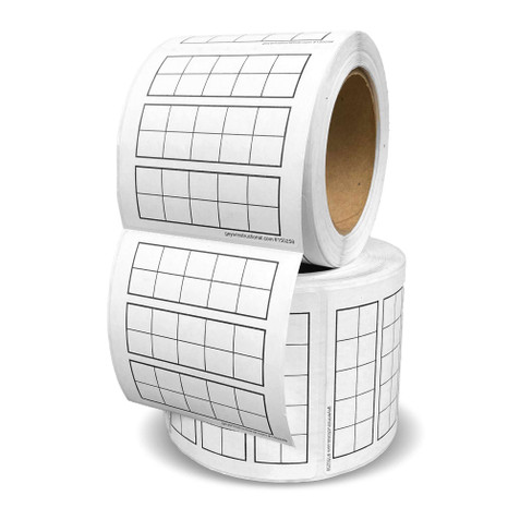 Graph Stickers - Ten Frame (Roll of 500 Stickers) | Geyer Instructional ...