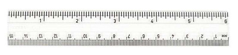 6" Plastic Ruler, Clear, Box of 36 | Geyer Instructional Products