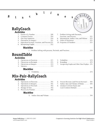 Cooperative Learning & Mathematics: High School Activities (Grades 8-12 ...