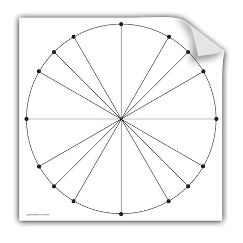 Easy Cling Graph - Unit Circle | Geyer Instructional Products