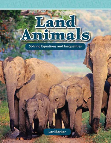 Land Animals-Equations and Inequalities-Grade 6 Math | Geyer ...
