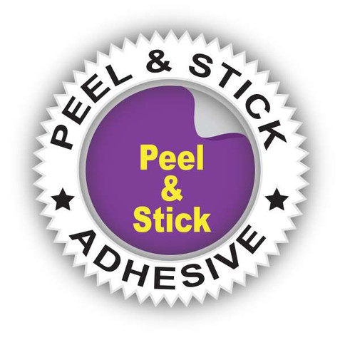 Pressure Sensitive Badges, Border, Blue, 3 1/2 x 2 1/4, 100/BX (Set of ...