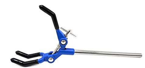3 Prong Extension Clamp on Stainless Steel Rod - 3.4" Max Opening ...
