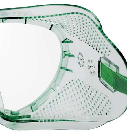 Safety Goggles - Direct Vent, Anti-Fog - Elastic Strap, Adjustable Fit ...