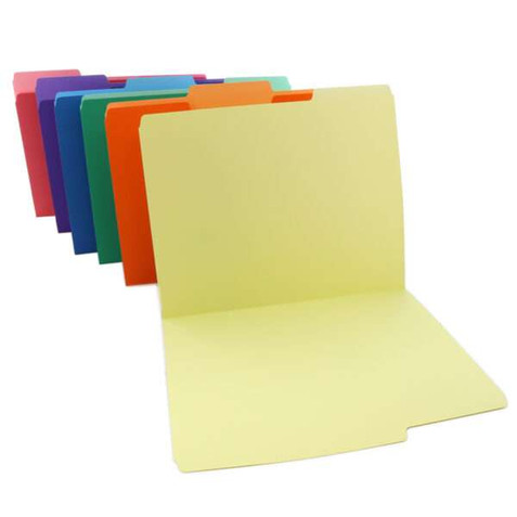 1/3 Cut Letter Size Color File Folder (6/Pack) 48 Pack | Geyer ...