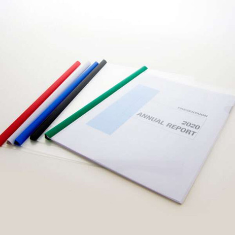 Clear Front Report Covers w/ Sliding Bar (3/Pack) 24 Pack | Geyer ...