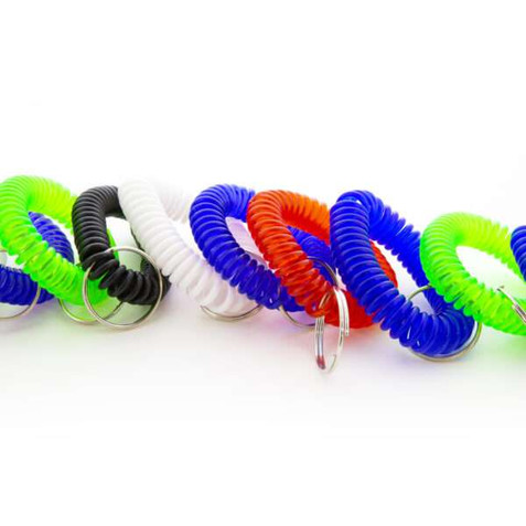 Wrist Coil w/ Key Holder (5/Pack) 24 Pack | Geyer Instructional Products