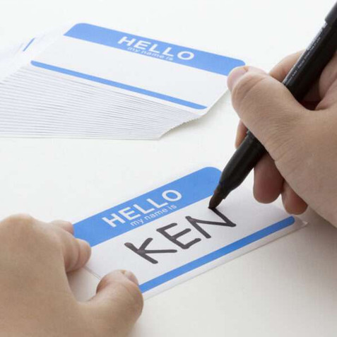 "HELLO my name is" Name Badge Label (25/Pack) 24 Pack | Geyer ...