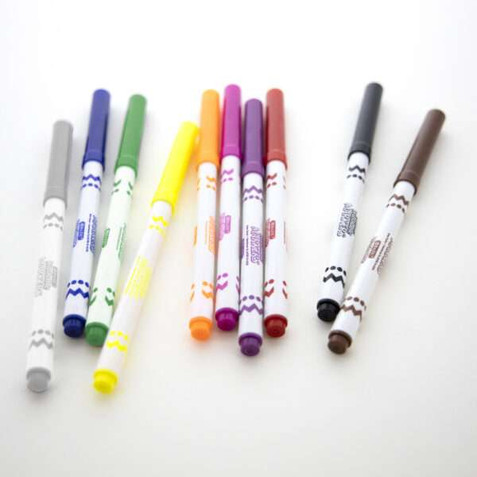 10 Colors Super Tip Washable Markers 24 Pack | Geyer Instructional Products