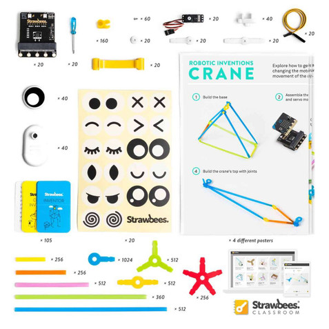 Strawbees STEAM Classroom Robotics - micro:bit (not included) | Geyer ...