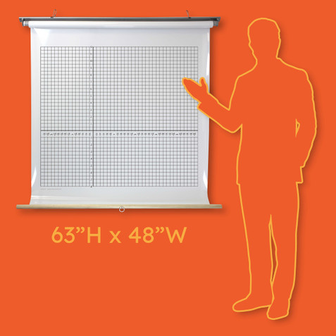 Pull-Down Dry Erase Chart - Radian | Geyer Instructional Products