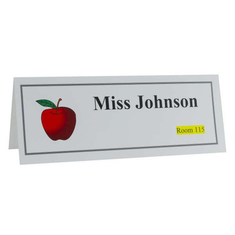 Inkjet/Laser Name Tent Inserts, scored, white, name tent cardstock, 8 1 ...
