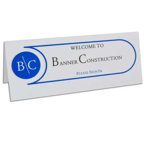 Inkjet/Laser Name Tent Inserts, scored, white, name tent cardstock, 8 1 ...