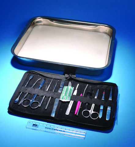 Dissecting Instruments, Deluxe Set of 14 with Dissecting Tray | Geyer ...