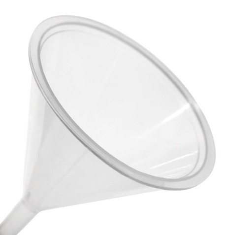 10PK Filter Funnel, 3" - Polyethylene Plastic - Chemical Resistant ...