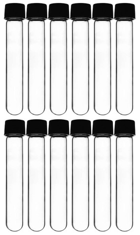 Culture Tube with Screw Cap, 5mL, 24/PK- 12x100mm - Marking Spot ...