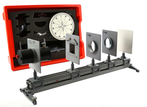 Eisco Labs Complete Optical Bench and Attachment Set, with 20 Lab ...