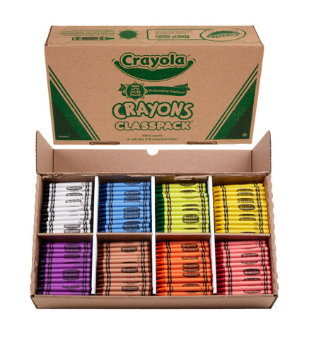 Crayons Classpack® 800 ct., 8 Colors | Geyer Instructional Products