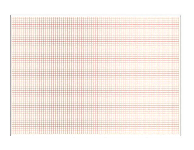 17" x 22" Graph Paper, 1/2" SQ. - Red - 25 Sheets | Geyer Instructional ...