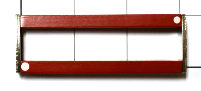 Plastic Cased Bar Magnet Pair - Blue/Red - 224928 | Geyer Instructional ...