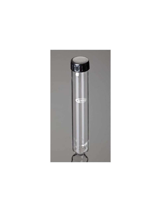 Culture Tube with Screw Cap, 50mL, 12/PK - 25x150mm - Round Bottom ...