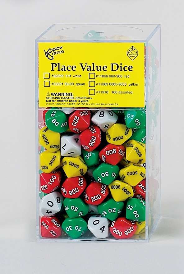 ALGEBRA Dice -- 100/BG 16MM | Geyer Instructional Products