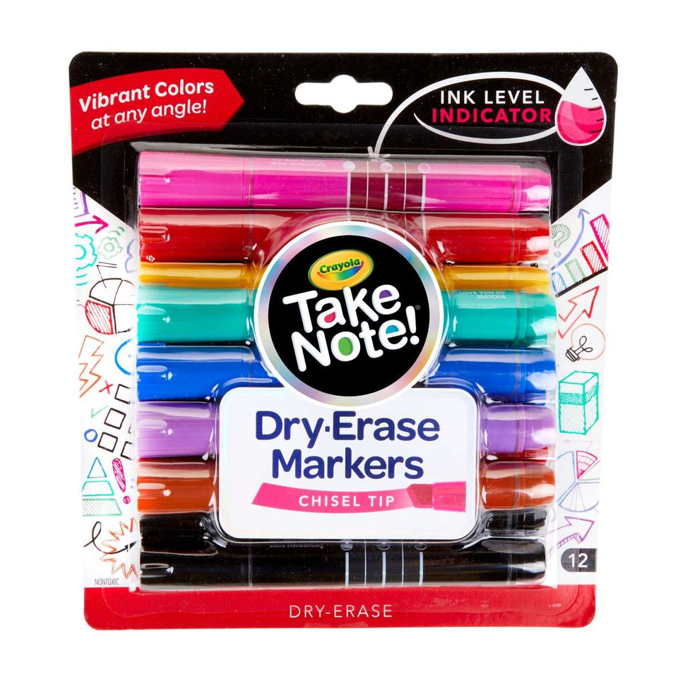 Take Note! 4 ct. Broad Line Dry-Erase Markers | Geyer Instructional ...